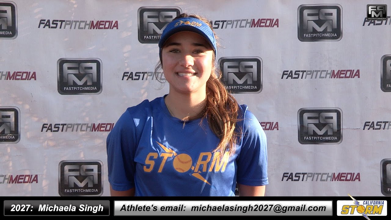 2027 Michaela Singh 4.15 GPA - Athletic Shortstop & Outfielder Softball Recruiting Video - Ca ...