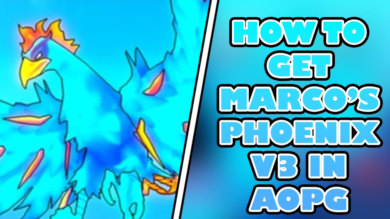 [AOPG] How To Get Marco's Phoenix V3 Fruit.. (FULL PHOENIX UPDATE ...