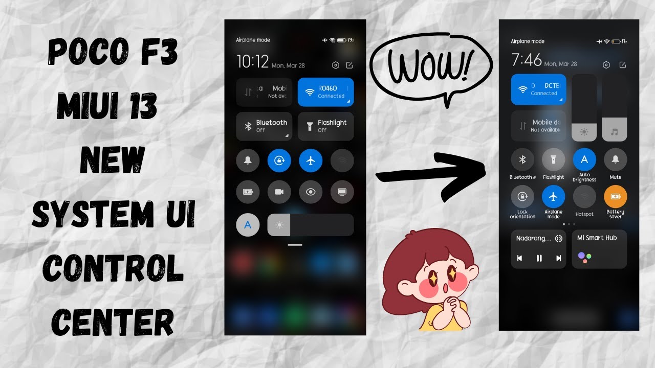 NEW SYSTEM UI CONTROL CENTER FOR POCO F3 MIUI 13. - YouTube