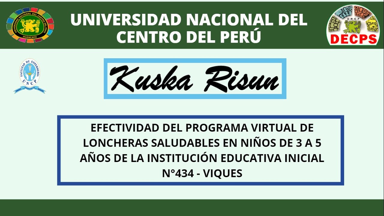 INFORME FINAL DE PROYECCIÓN SOCIAL - KUSKA RISUN - YouTube