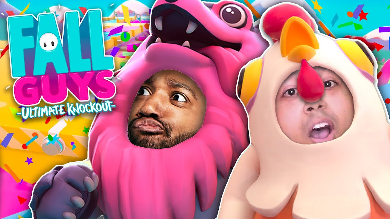 OMG! J.D. & DASHIE are STILL FRIENDS? NO WAY! Fall Guys | runJDrun ...