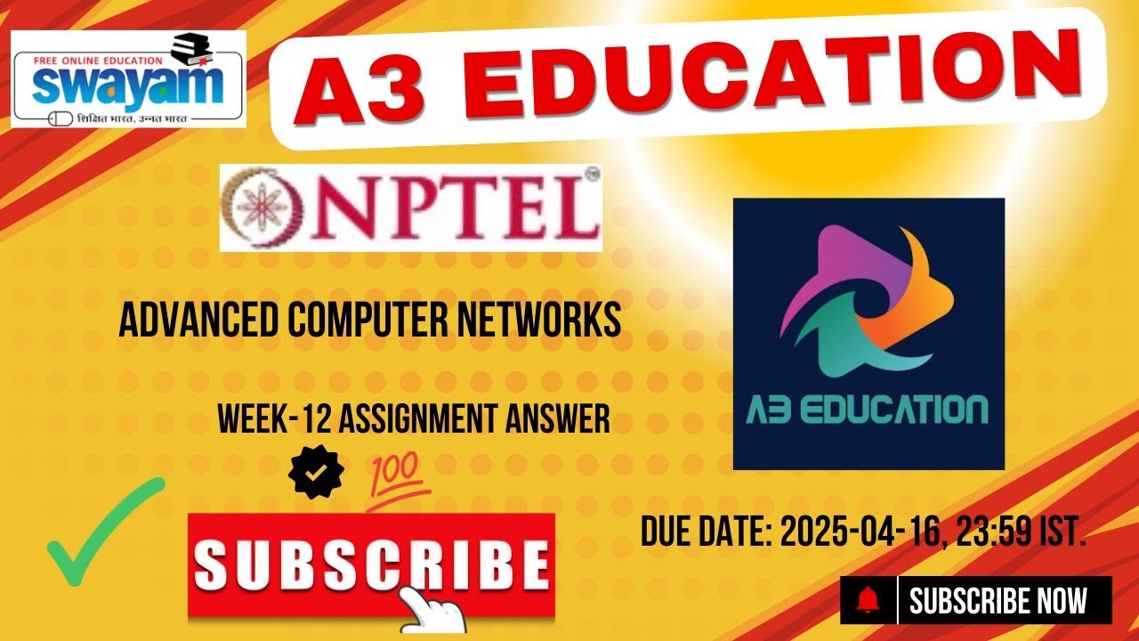 NPTEL Advanced Computer Networks – Week 12 Assignment Answers | 2025 ...