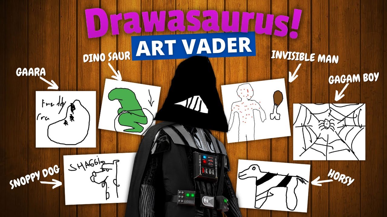 ART VADER : Drawasaurus#2 with Allan and Jhenn - YouTube