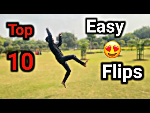10 easy flips for beginners || 10 easy flips anyone 10 easy flips ...