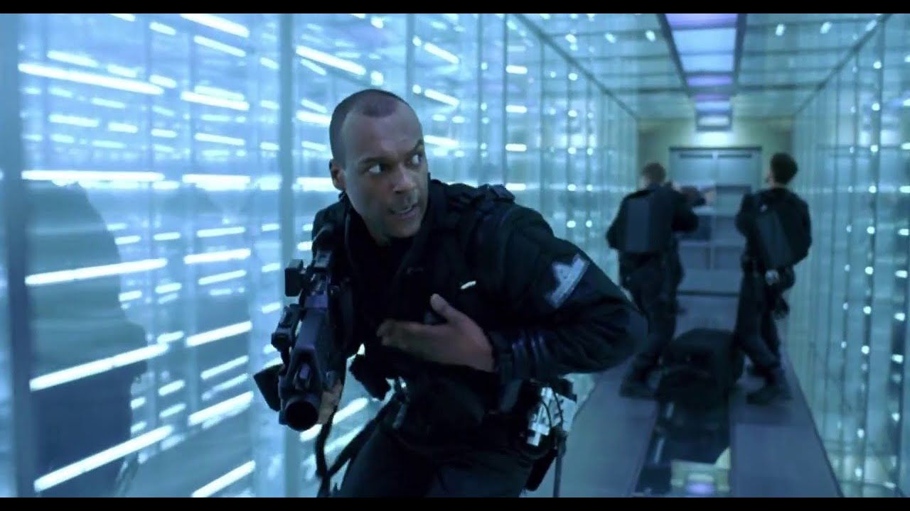 Resident Evil (2002) - Red Queen's Laser Trap - YouTube