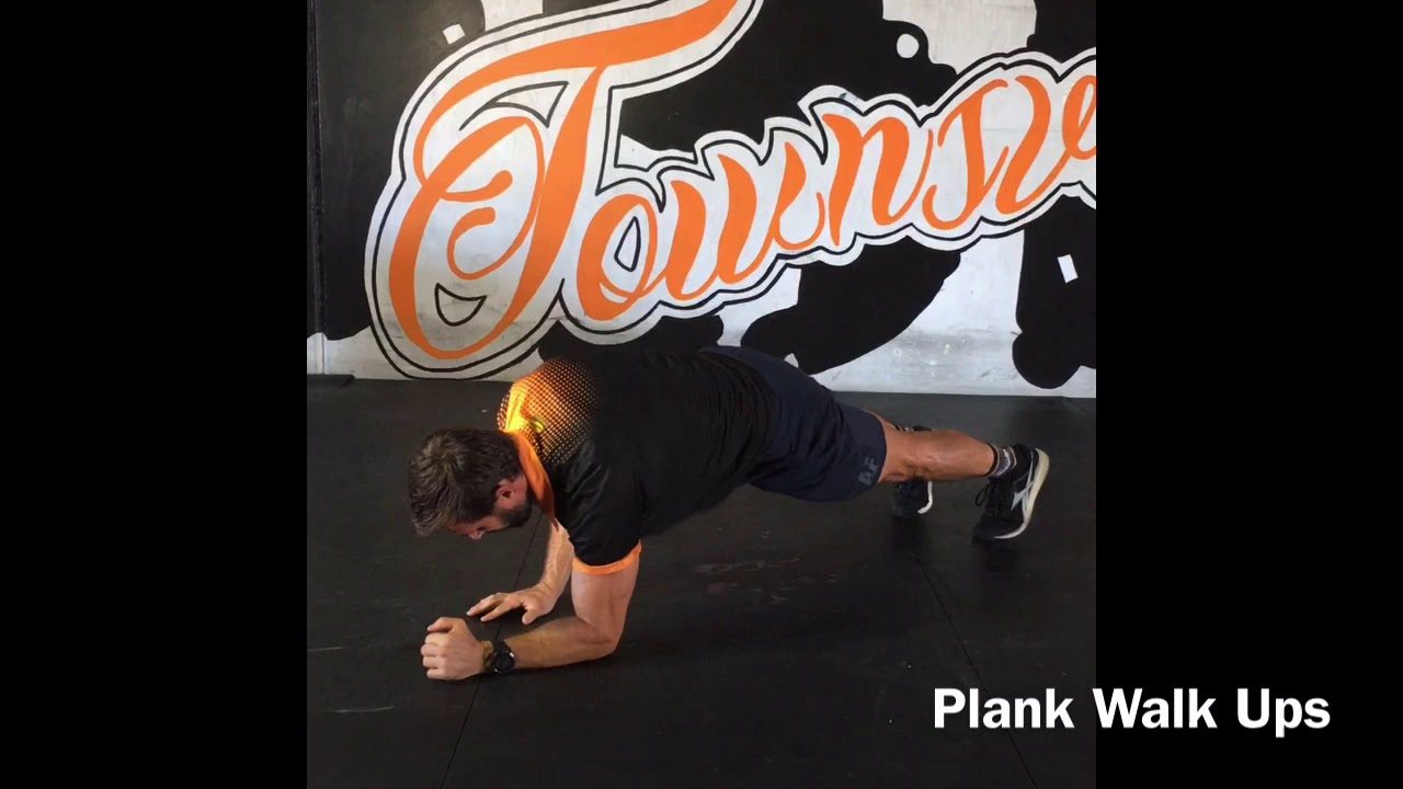 Plank Walk Ups - YouTube