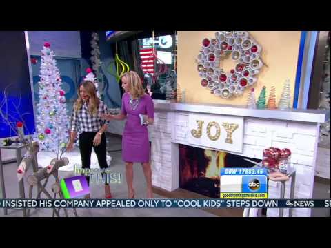 Lara Spencer - tight purple dress tan heels - legs close up - December 10, 2014