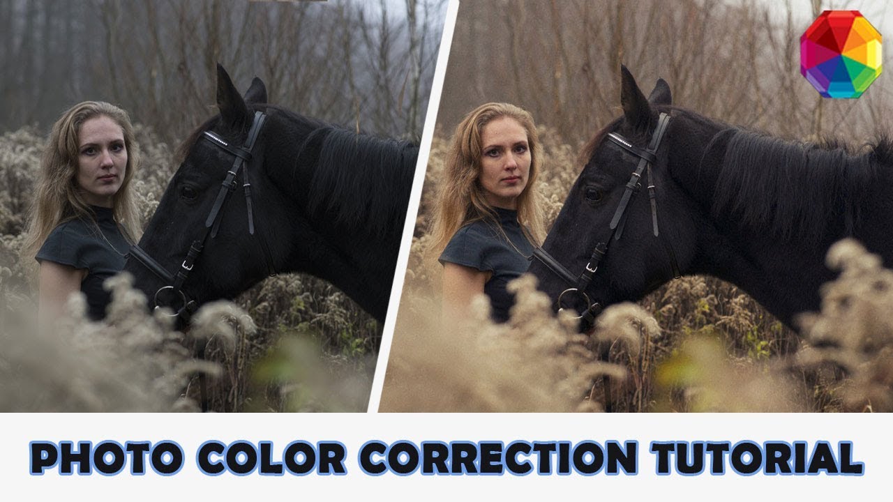 Photo Color Correction - Three Simple Ways to Fix Bleak Colors - YouTube