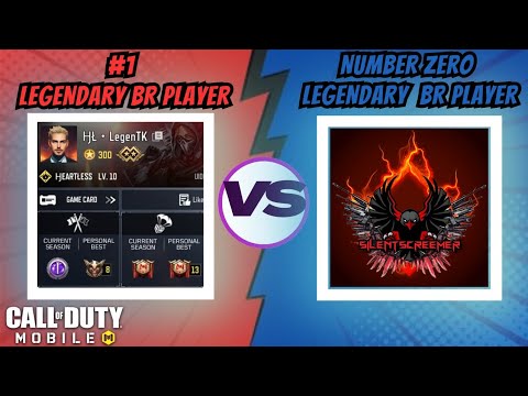 #1 LEGENDARY BR PLAYER VS NUMBER ZER0 LEGENDARY BR PLAYER MEDAL ...