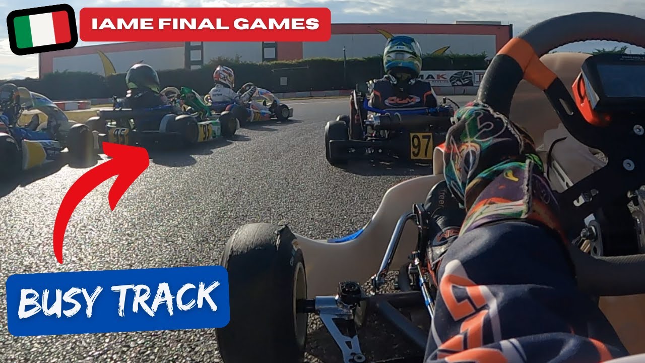 ACTION PACKED TRACK SESSION - Karting IAME Final Games, South Garda ...