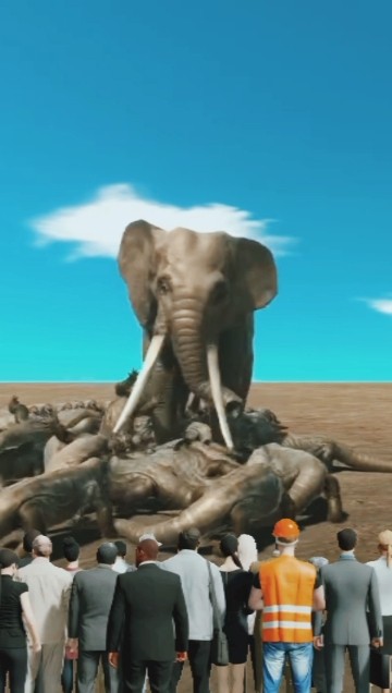 Komodo Dragon vs Elephant #komododragons #vs #elephant #3d - YouTube