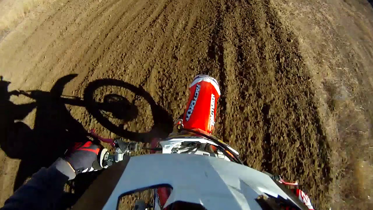 Winter Combat, Aztec Raceway Jan14 2018 Open 40+ first moto - YouTube