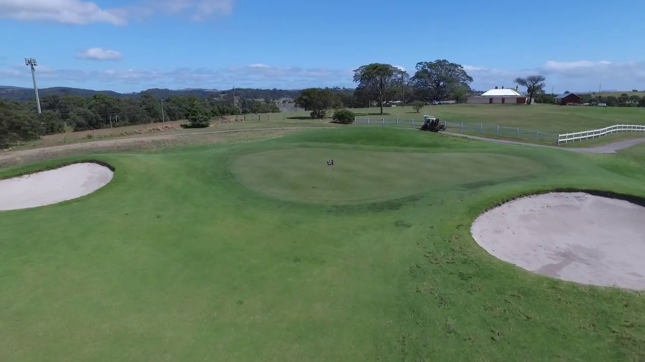 Flyover 5th Hole @ The Links Shell Cove - YouTube