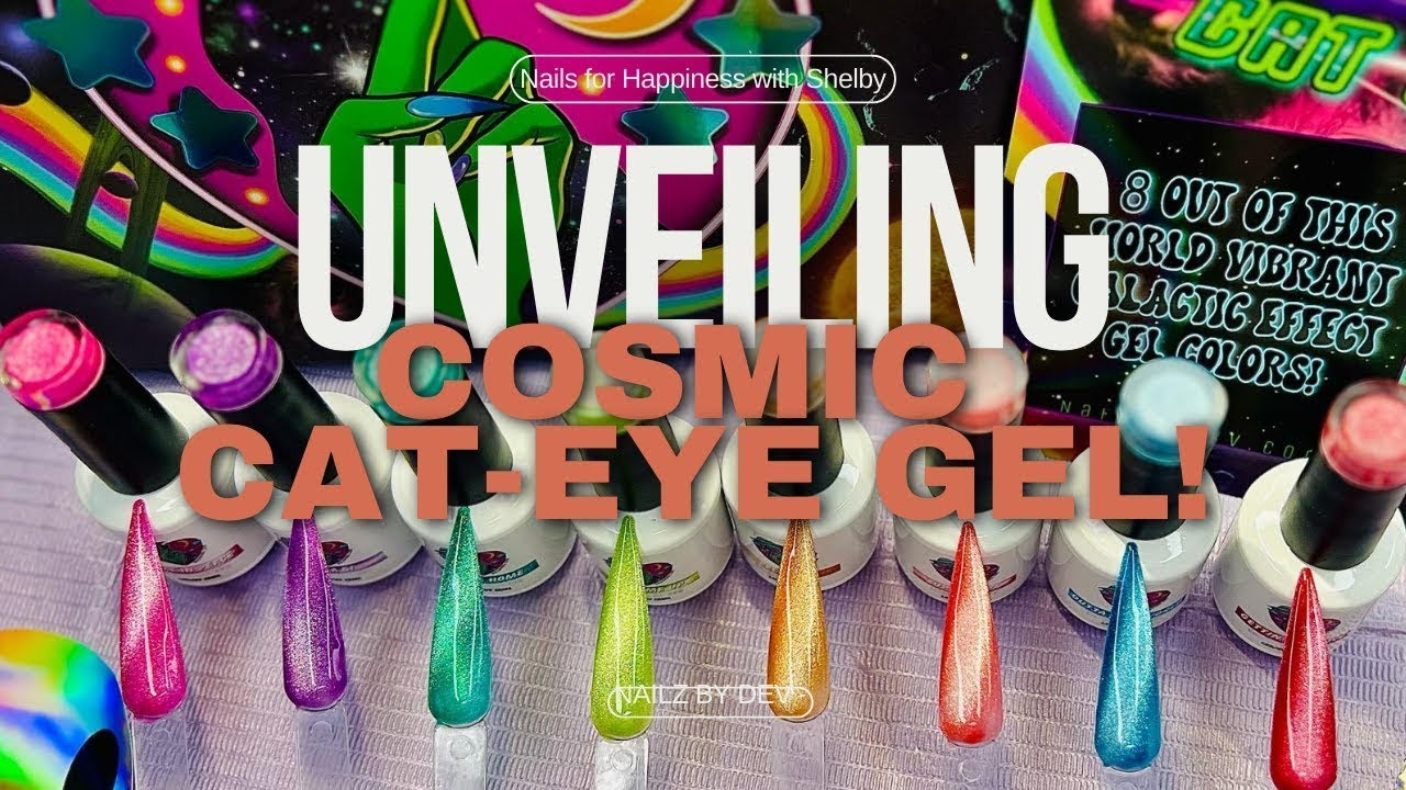 ULTIMATE Nail Polish Experience! Nailz By Dev Cosmic Cat-Eye Gel ...