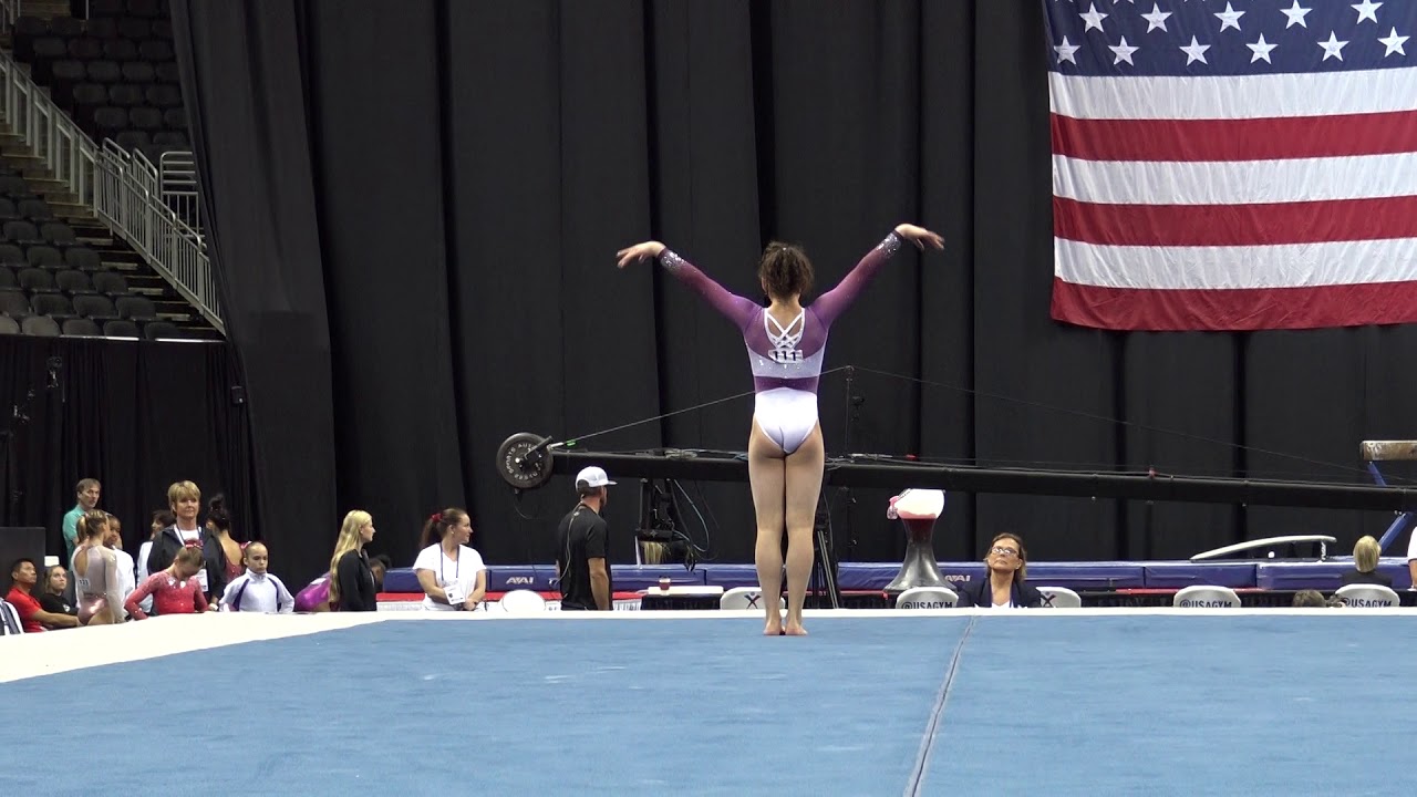 Sienna Robinson – Floor Exercise – 2019 U.S. Gymnastics Championships ...