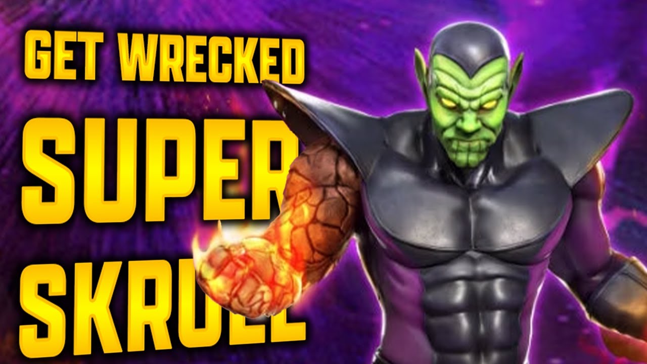 DESTROY SUPER SKRULL IN AW - MARVEL Strike Force - MSF - YouTube