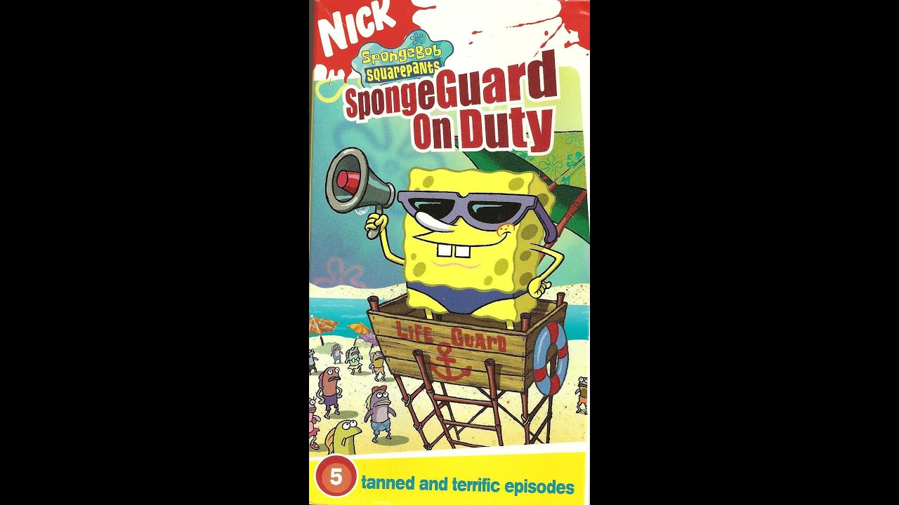 Opening to SpongeBob SquarePants: SpongeGuard on Duty 2004 VHS - YouTube