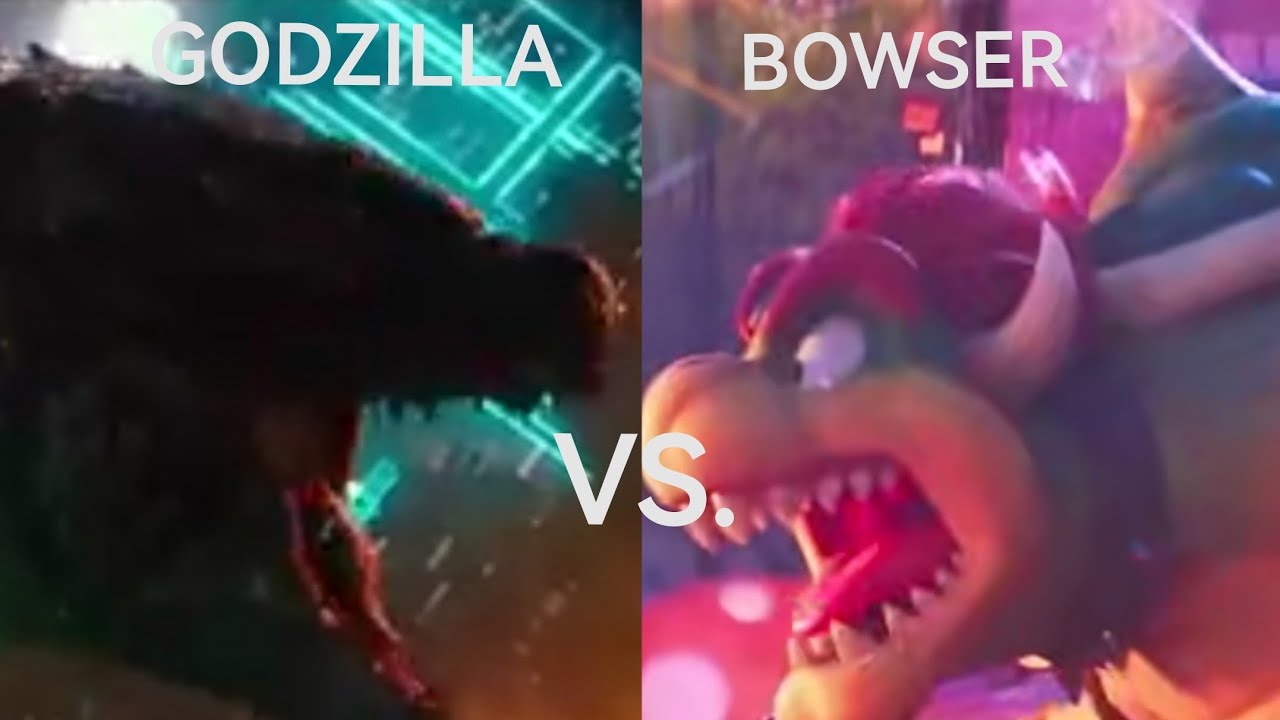 GODZILLA VS. BOWSER - YouTube