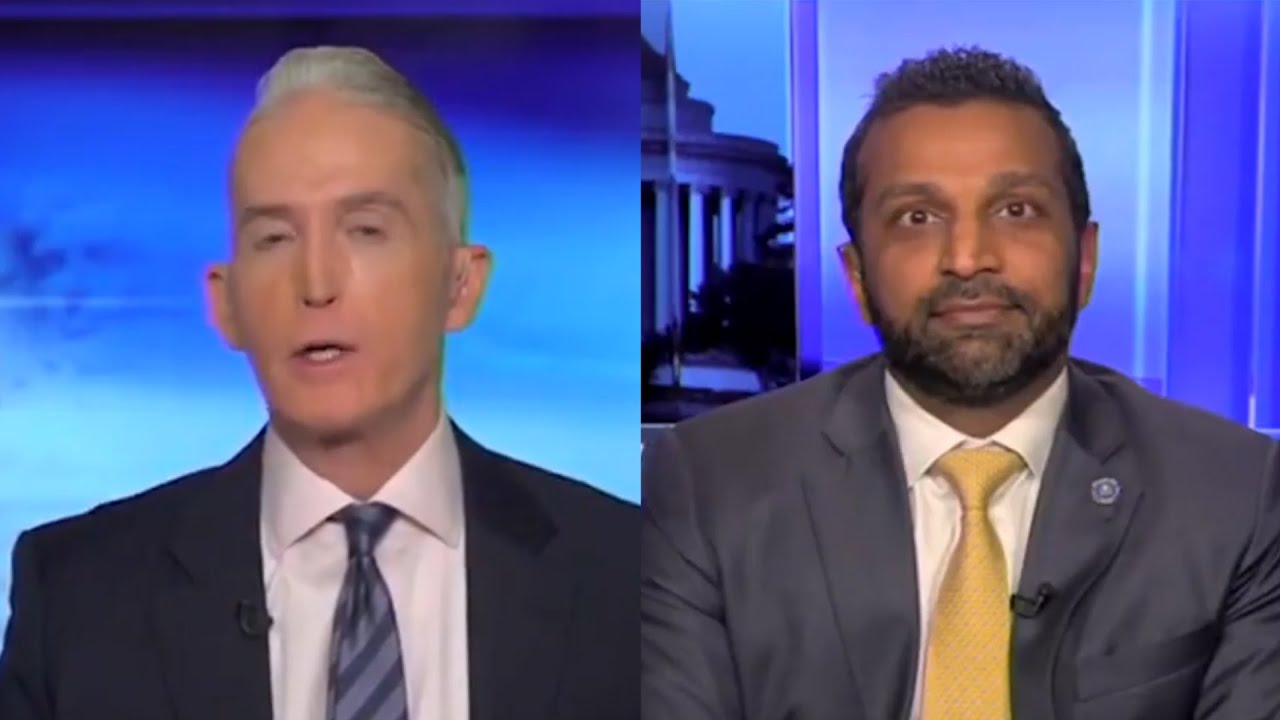 This is an incredible turnaround, Cash Patel, you've done something ...