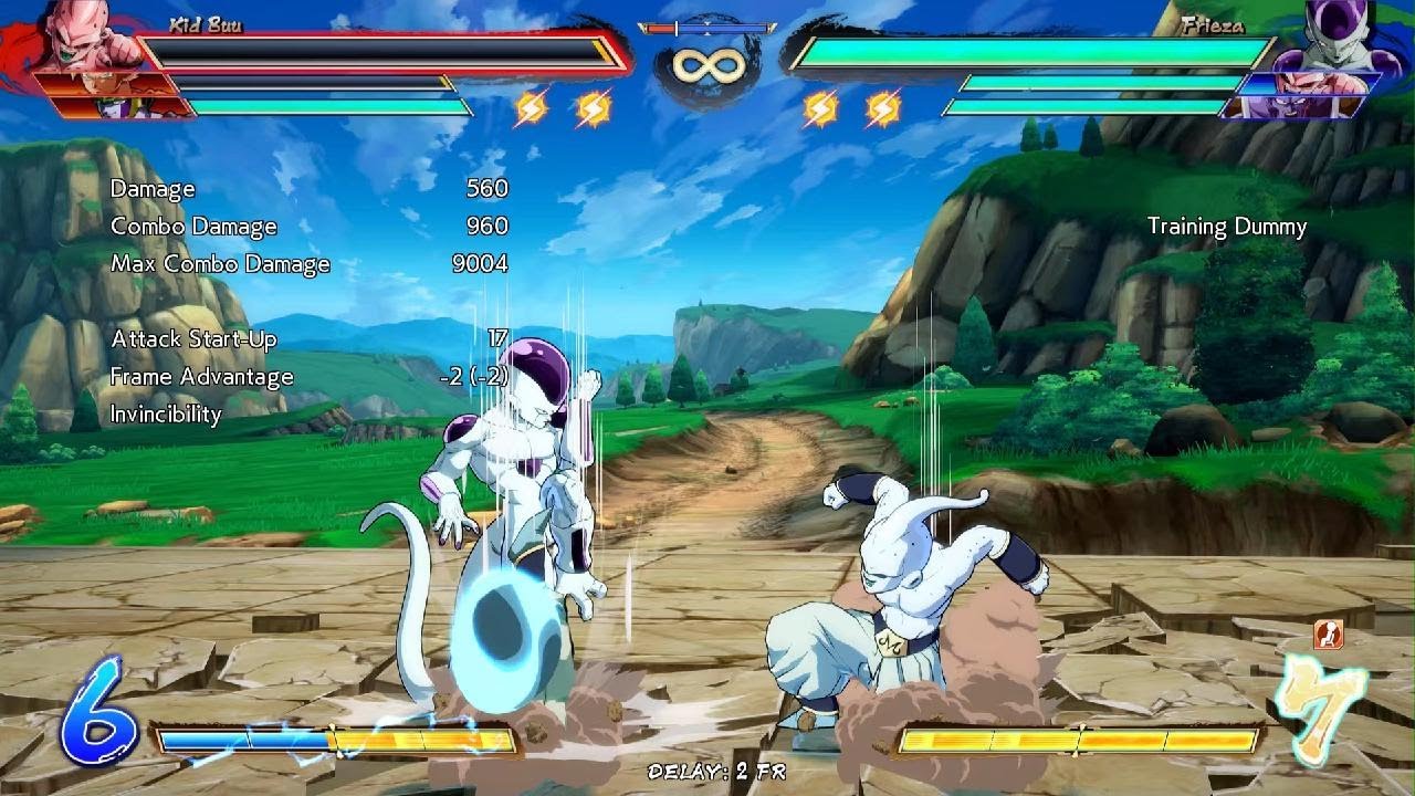 DBFZ: Day 1 Kid Buu. Block String Practice - YouTube