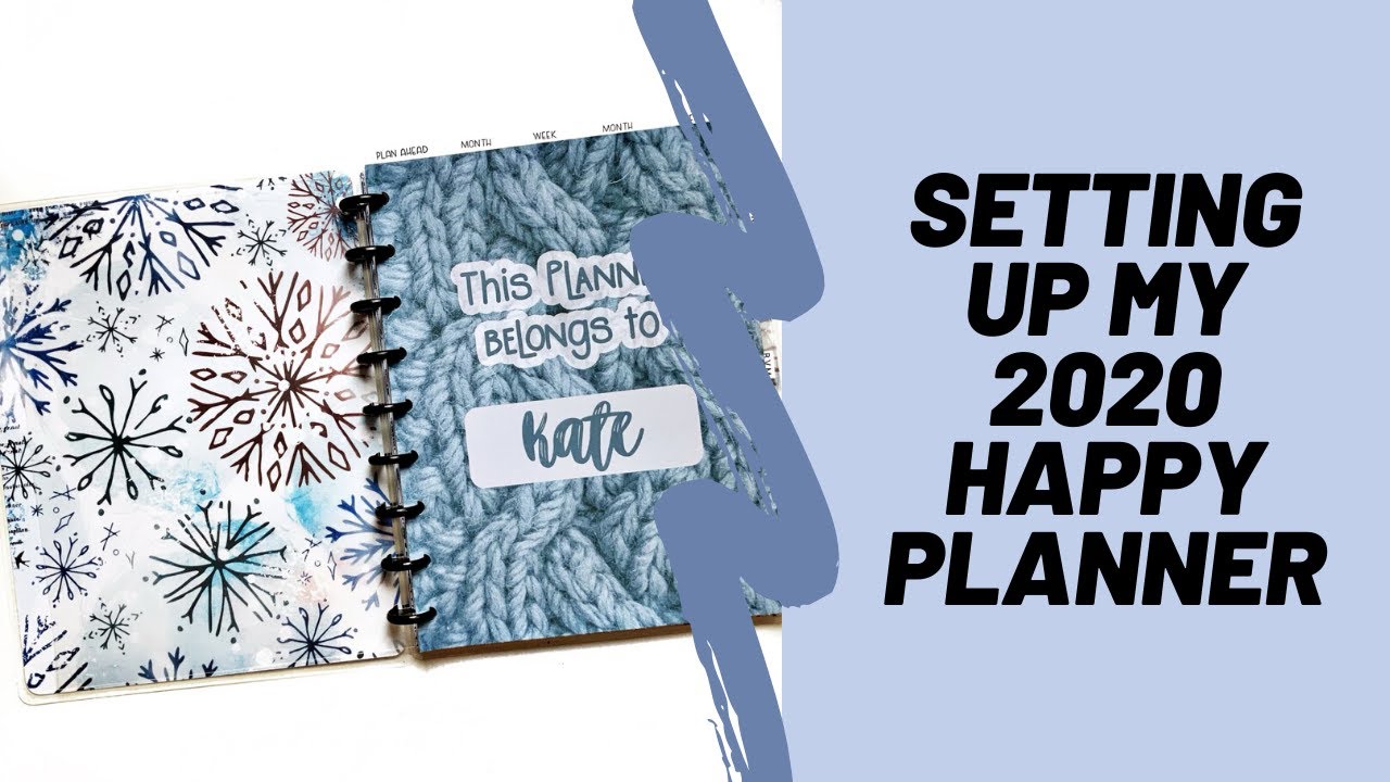 Setting Up My 2020 Classic Happy Planner! - YouTube