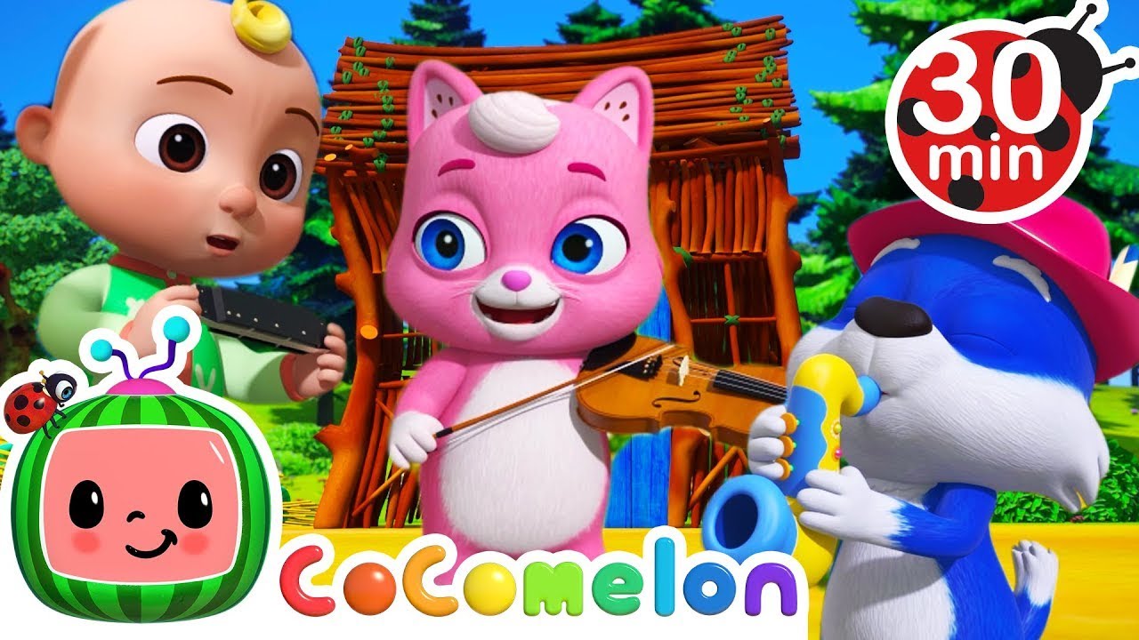 CoComelon JJ's Animal Time - Animal Songs for Kids - JJ & the 3 Little ...