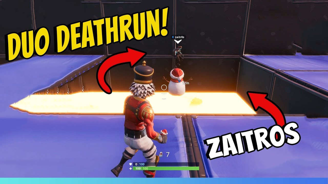 SPELAR MIN FÖRSTA DUO DEATHRUN I FORTNITE *MÅSTE HA TEAMWORK* - YouTube