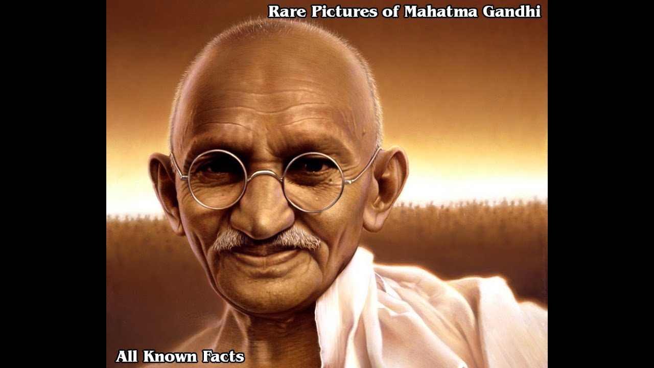 Rare pictures of Mahatma Gandhi - YouTube
