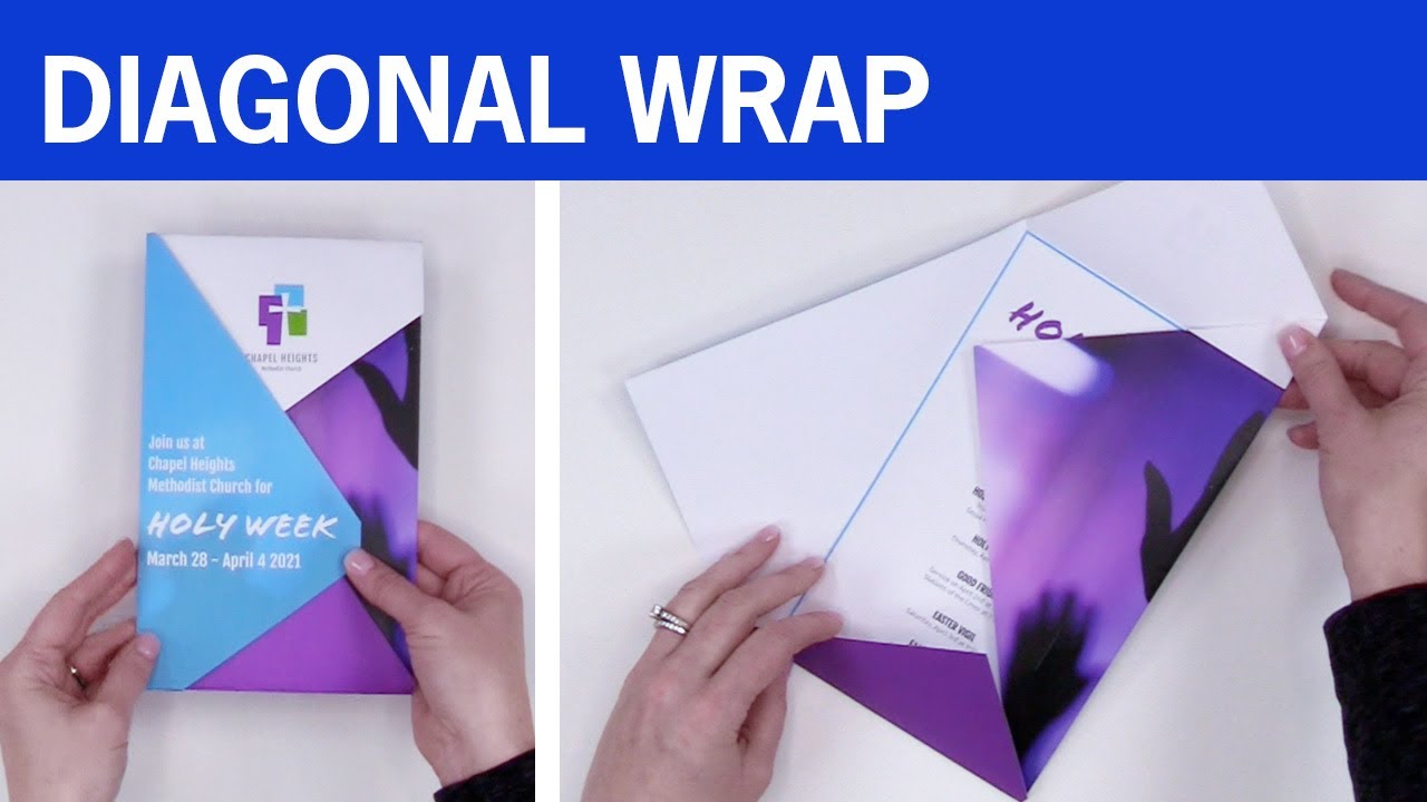 Designer Folds: Diagonal Wrap - YouTube