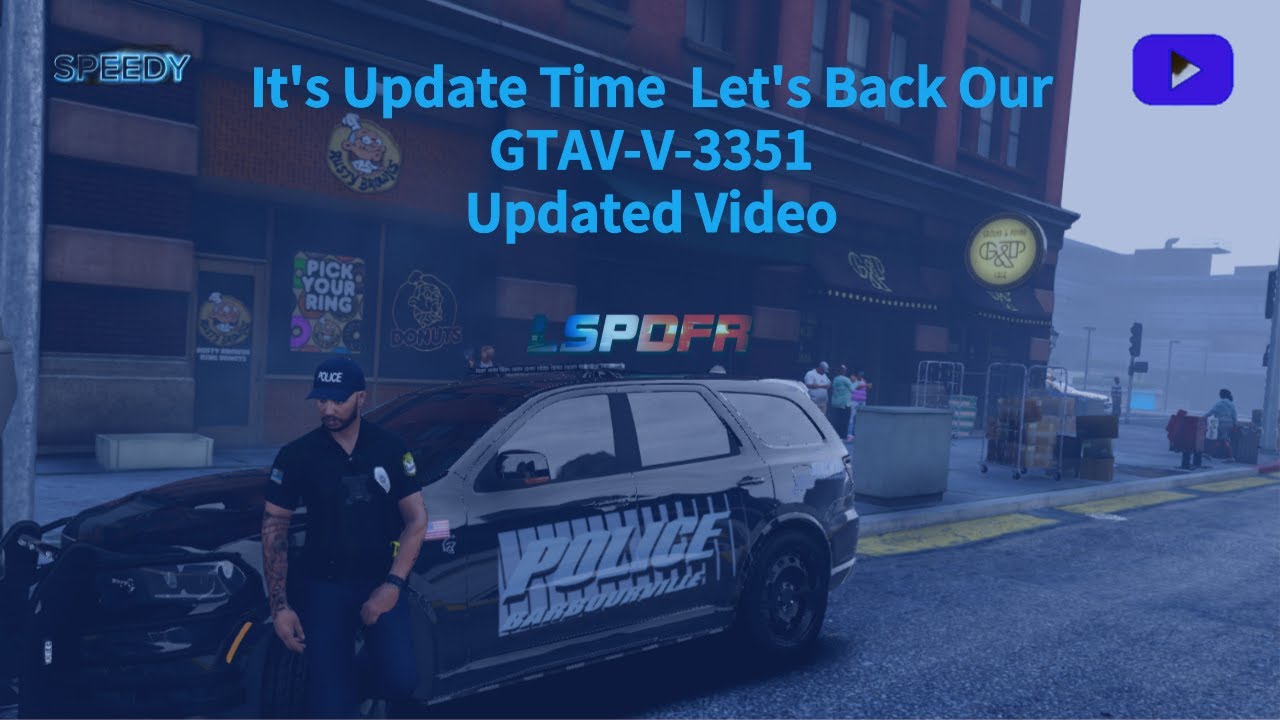 Let's back our GTAV LSPDFR game V 3351 Update - YouTube