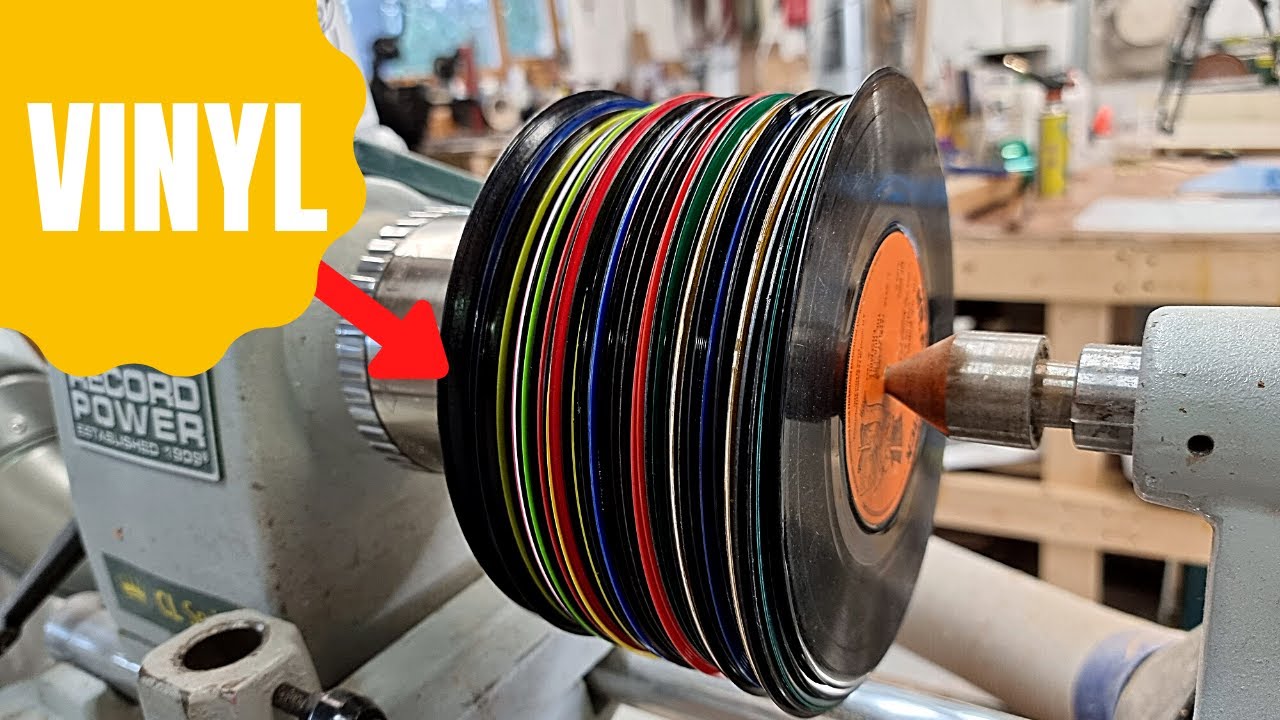 Turning Records on a Lathe