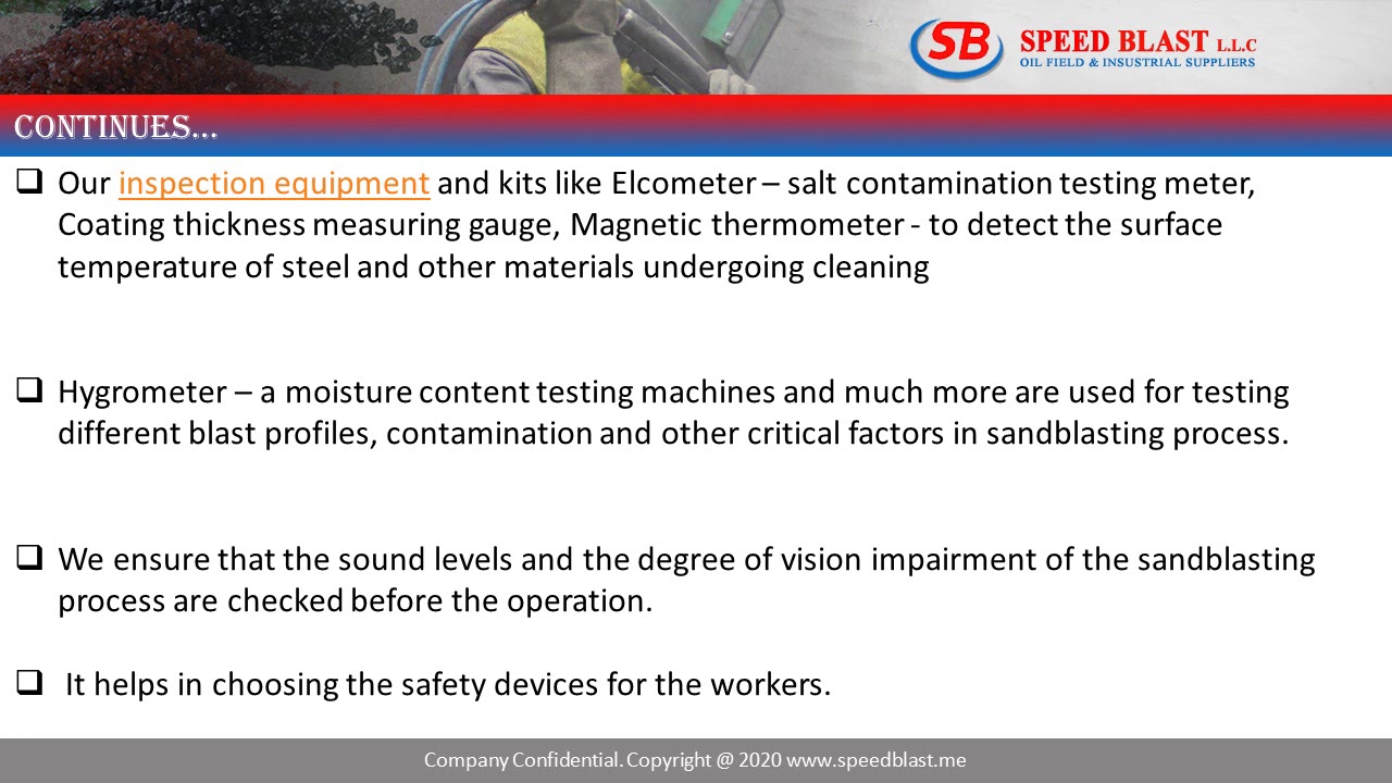 Safety considerations during sandblasting operations - YouTube