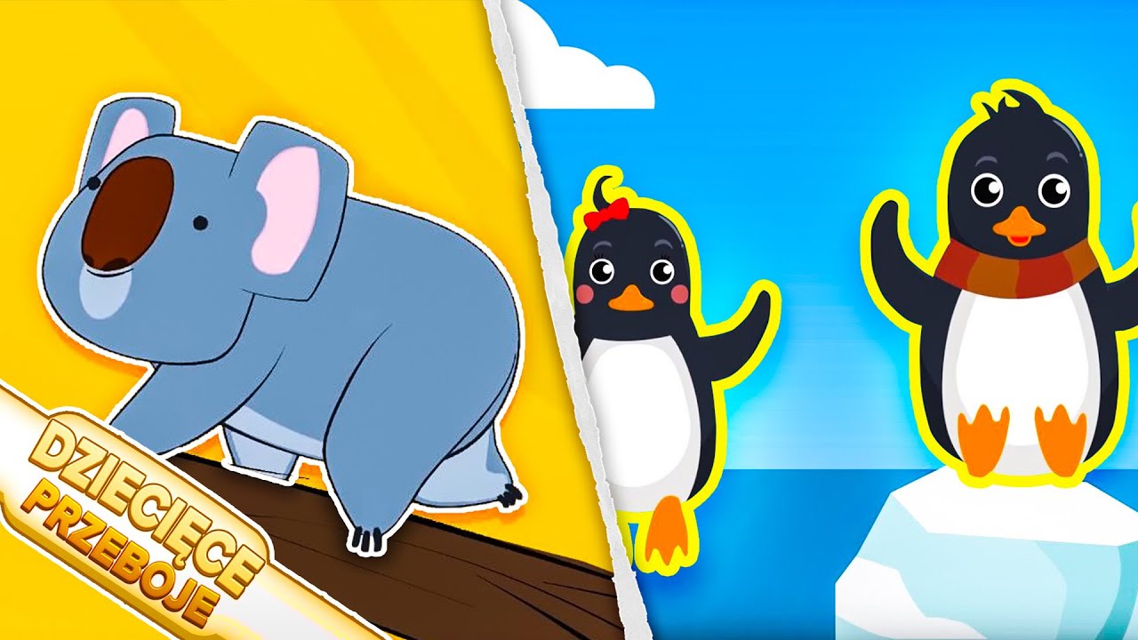 Malutkie Pingwinki + Koala la | Dziecięce Przeboje | Polskie Piosenki ...