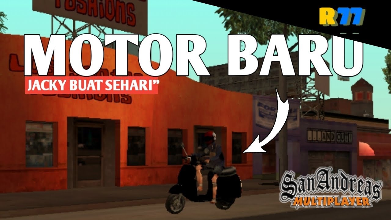 JACKY MEMBELI MOTOR FAGGIO UNTUK SEHARI-HARI | GTA SAN ANDREAS ROLEPLAY ...