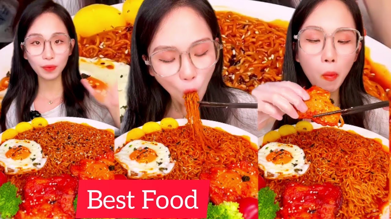 [ Noodle Mukang ] Eating Spicy noodle , Eating Show Best Food , Yummy ...