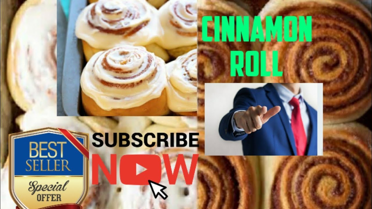 Yummy cinnamon roll - YouTube