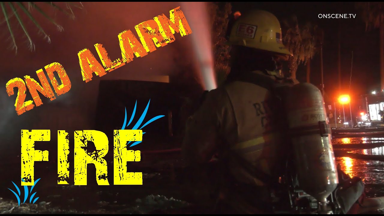 2ND Alarm Fire | Riverside - YouTube