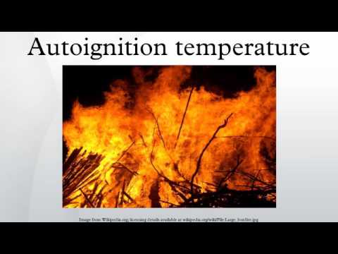 Autoignition temperature - YouTube