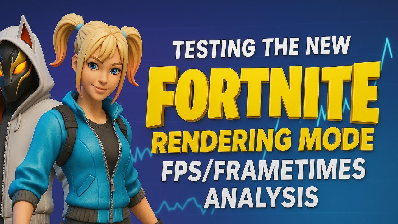 Testing the new Fortnite Rendering mode - FPS/Frametimes analysis - YouTube