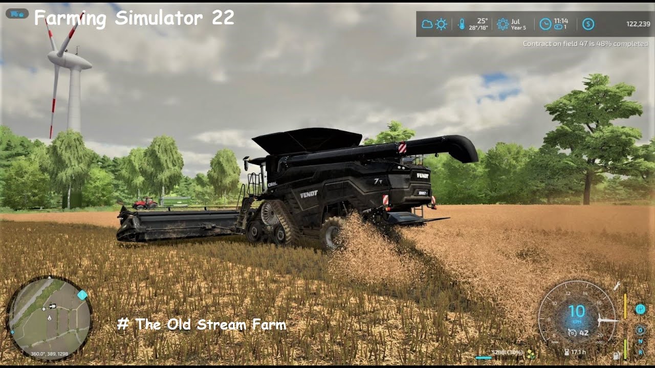 Harvesting Canola || FS 22 || - YouTube