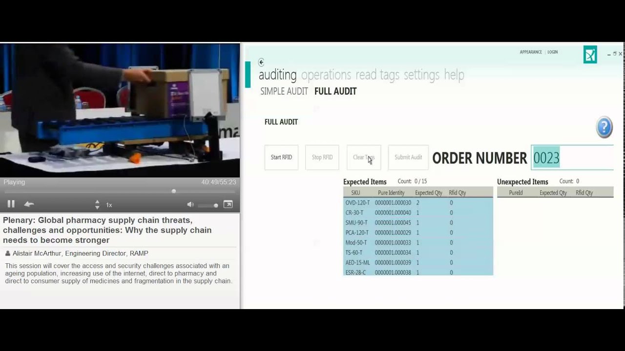 RFID Warehouse Inventory Tracking Demo - YouTube