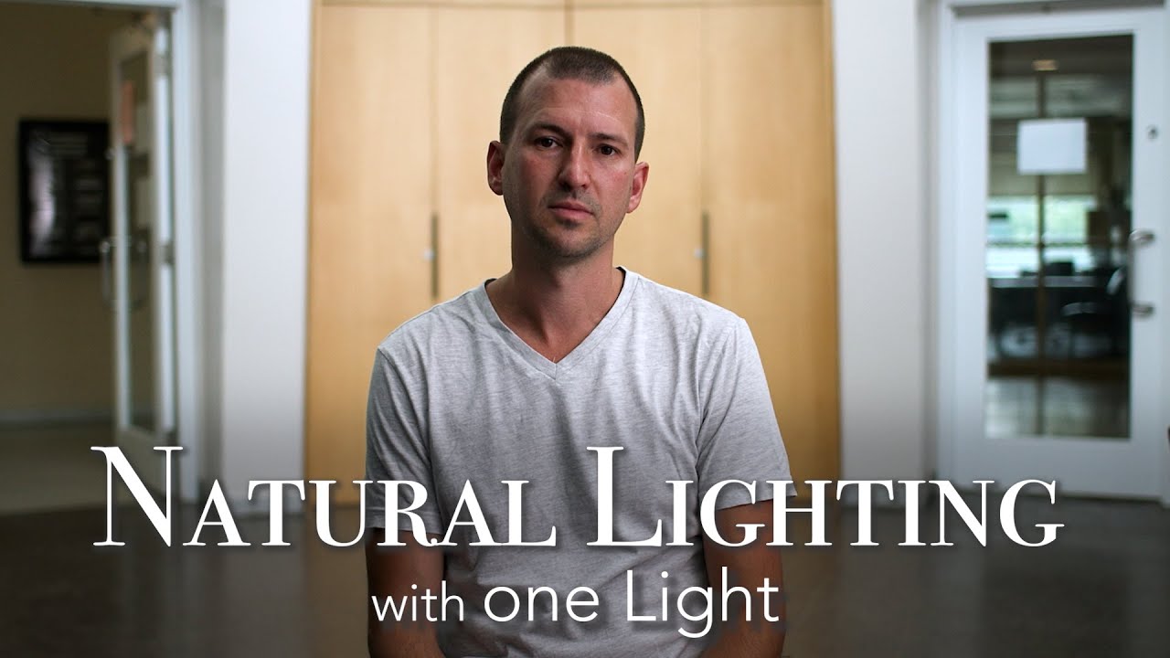 Natural Lighting with ONE Light - Documentary Interview lighting - YouTube