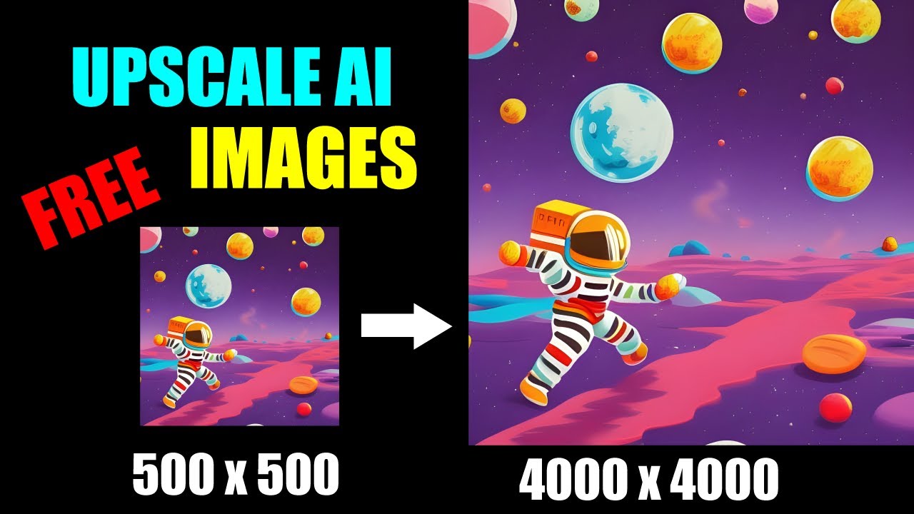 How To Upscale Ai Generated Images Online for FREE - YouTube
