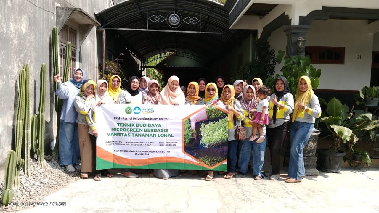 Kegiatan PKM Internal dari Dosen Agroteknologi UNISBA Blitar, bersama ...