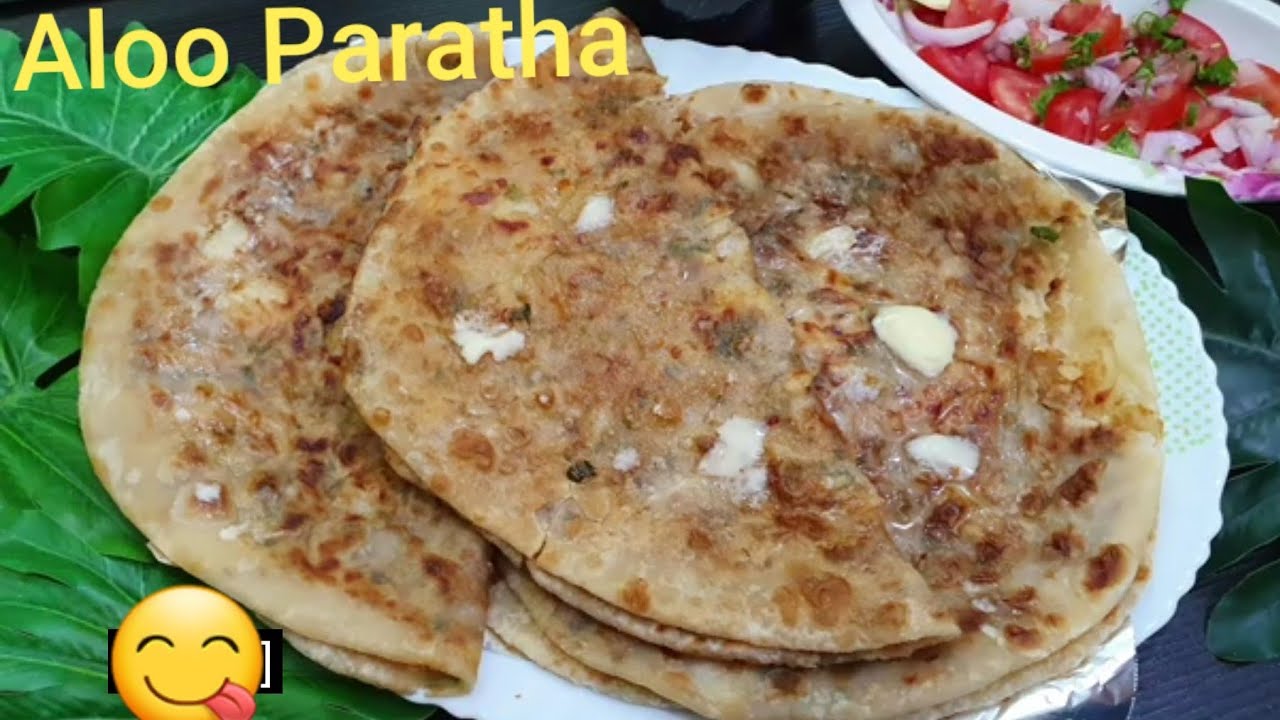 Punjabi Aloo Paratha Recipe | Potato cheese paratha | Dhaba Style Aloo ...