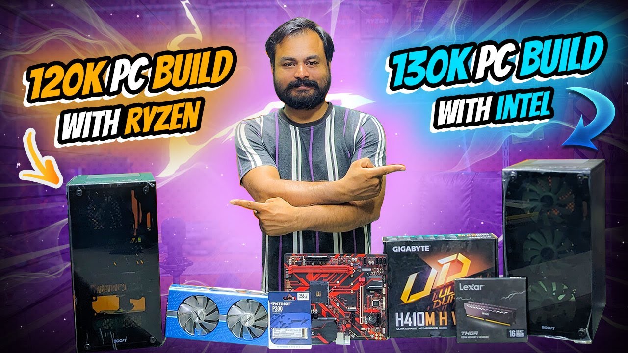 Ryzen & Intel Gaming PC Build 120K & 130K Budget Builds - YouTube