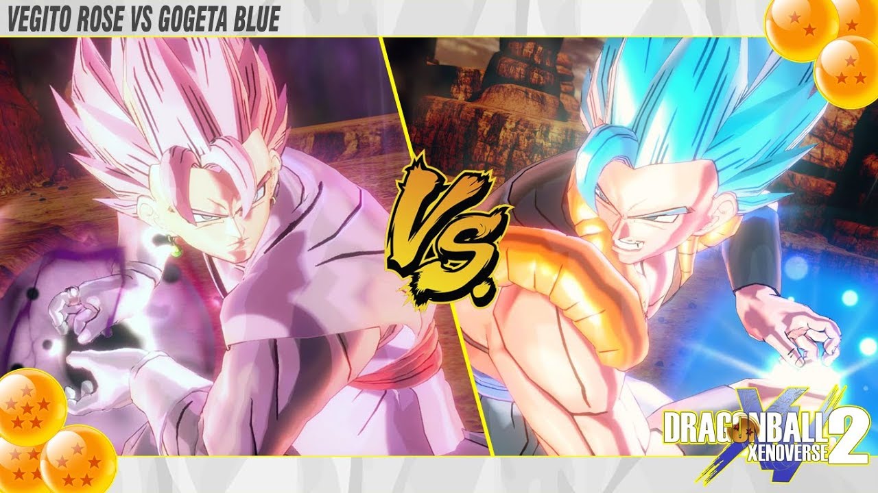 Vegito Rose Vs Gogeta Blue | Which is stronger ?? Dragonball Xenoverse ...