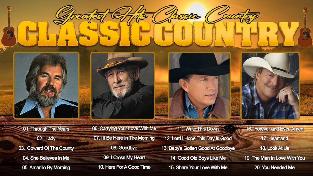 Alan Jackson, Tim Mcgraw, Garth Brooks - Best Classic Country Songs Of ...