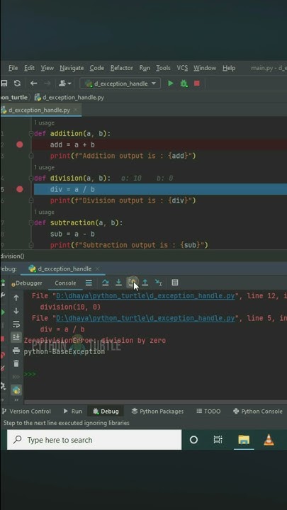 Exception Handling Python Tamil Youtube