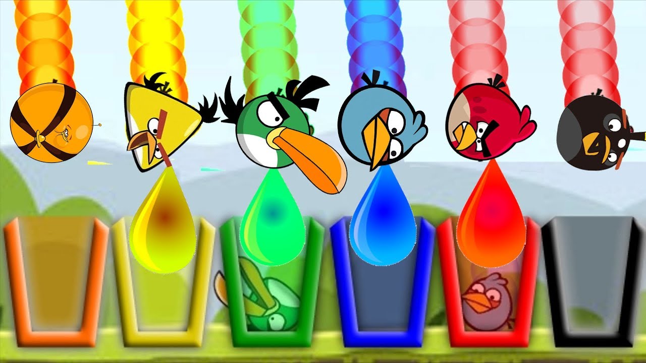 Angry Birds Drink Water 2 - SKILL GAME WALKTHROUGH EVERY BIRDS DRINK ...
